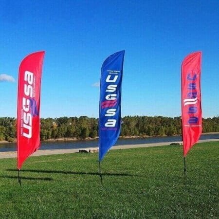 Custom Cheapest Feather Flags, Teardrop Flags, FREE DESIGN